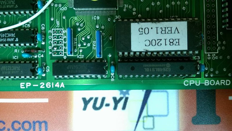 PCB CPU BOARD EP-2614A - 裕益科技自動化設備可程式編碼器PLC分散式控制系統DCS